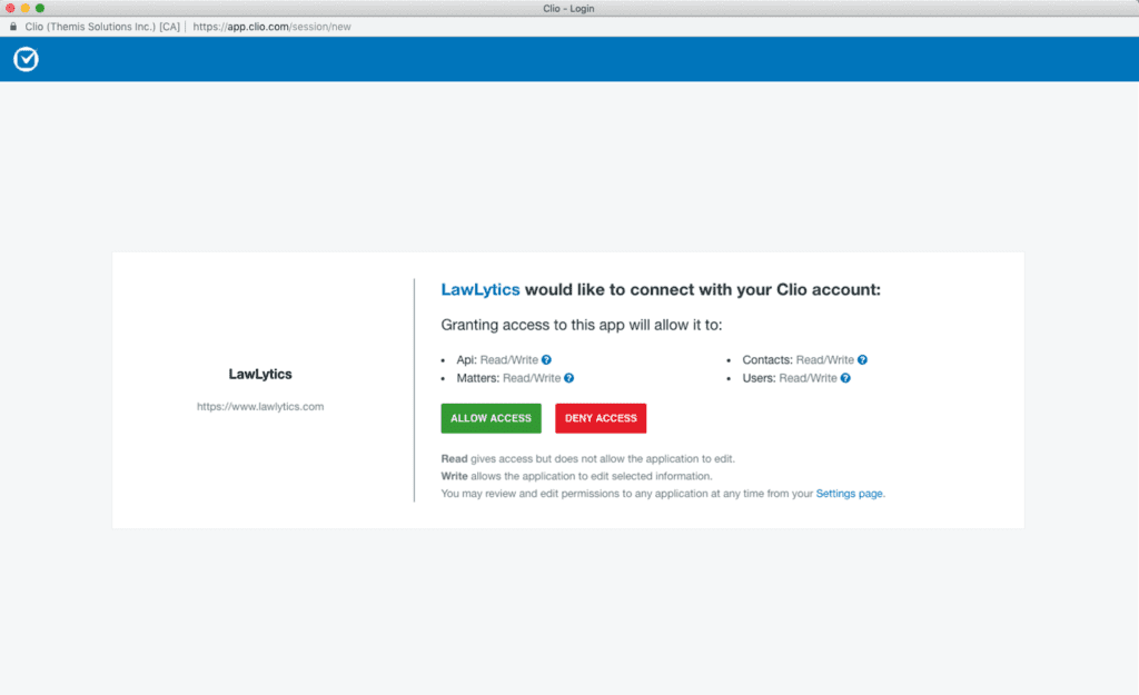 How LawLytics Integrates with Clio in Just a Few Clicks - LawLytics
